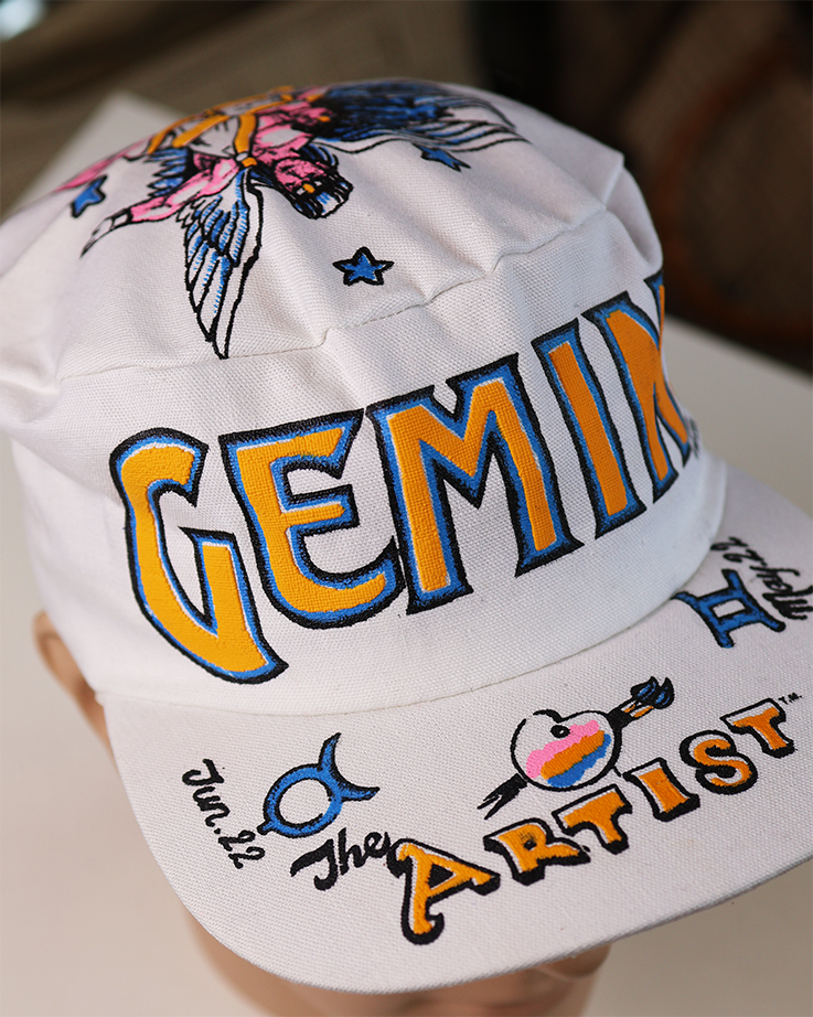 Vintage Gemini Painters Cap – STARLAND Vintage & Unusual